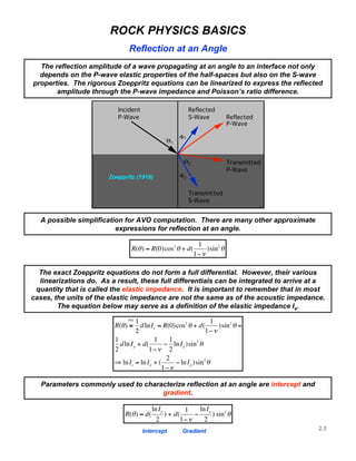 Rock Physics: Definitions | PDF