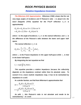 Rock Physics: Definitions | PDF