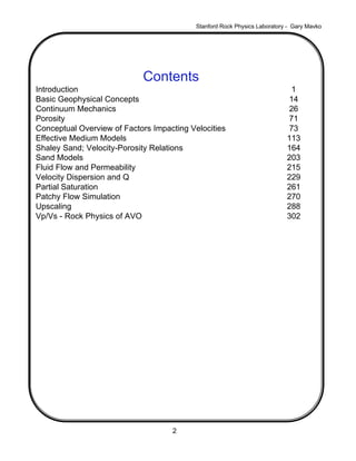 Rock Physics: Introduction | PDF