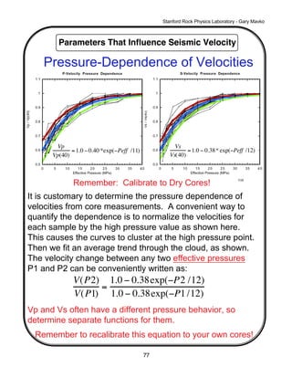 Rock Physics: Seismic Velocity | PDF