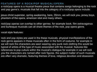 Rock:pop operas ppt | PPT