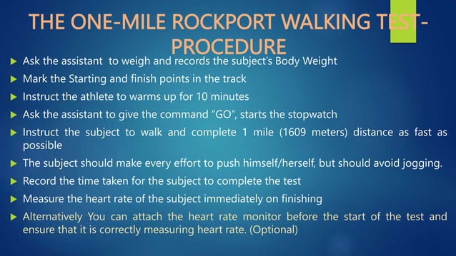Rockport One mile test.pptx