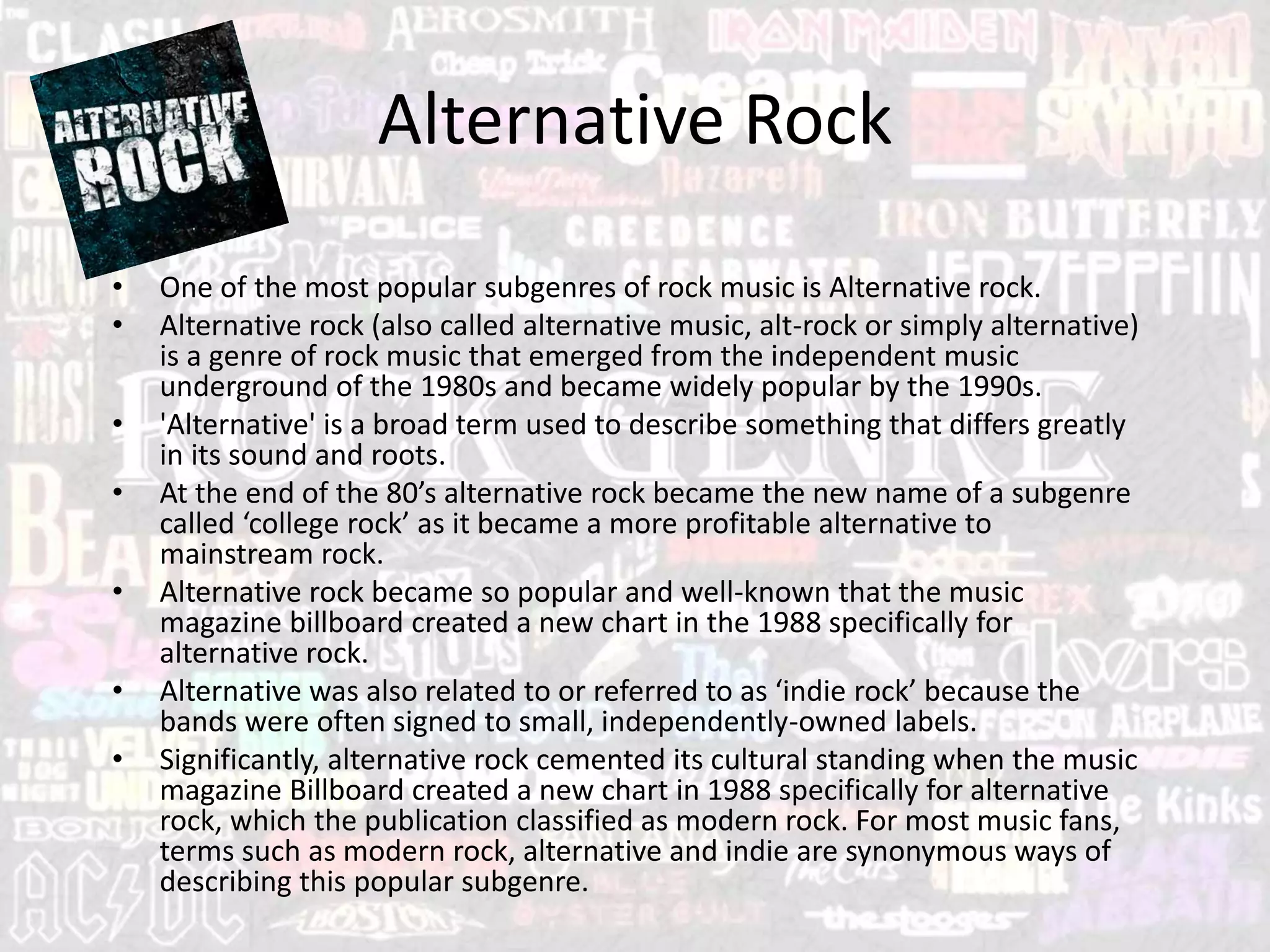 Rock presentation | PPT