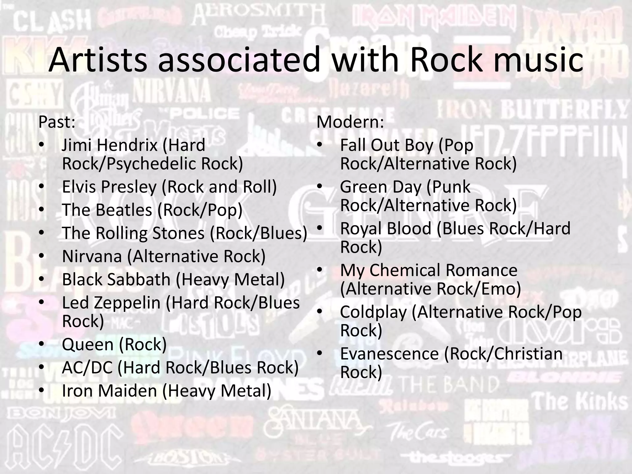 Rock presentation | PPT