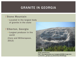 Granite - Rock/Mineral Project | PPTX