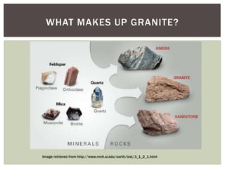 Granite - Rock/Mineral Project | PPTX
