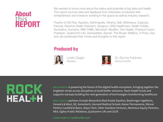 Rock Report: Big Data by @Rock_Health | PDF