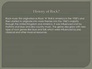 Rock research powerpoint | PPT
