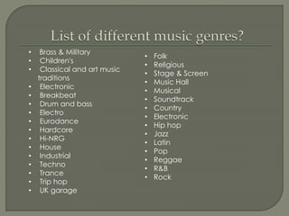 Rock research powerpoint | PPT