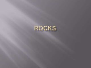 Rocks | PPT