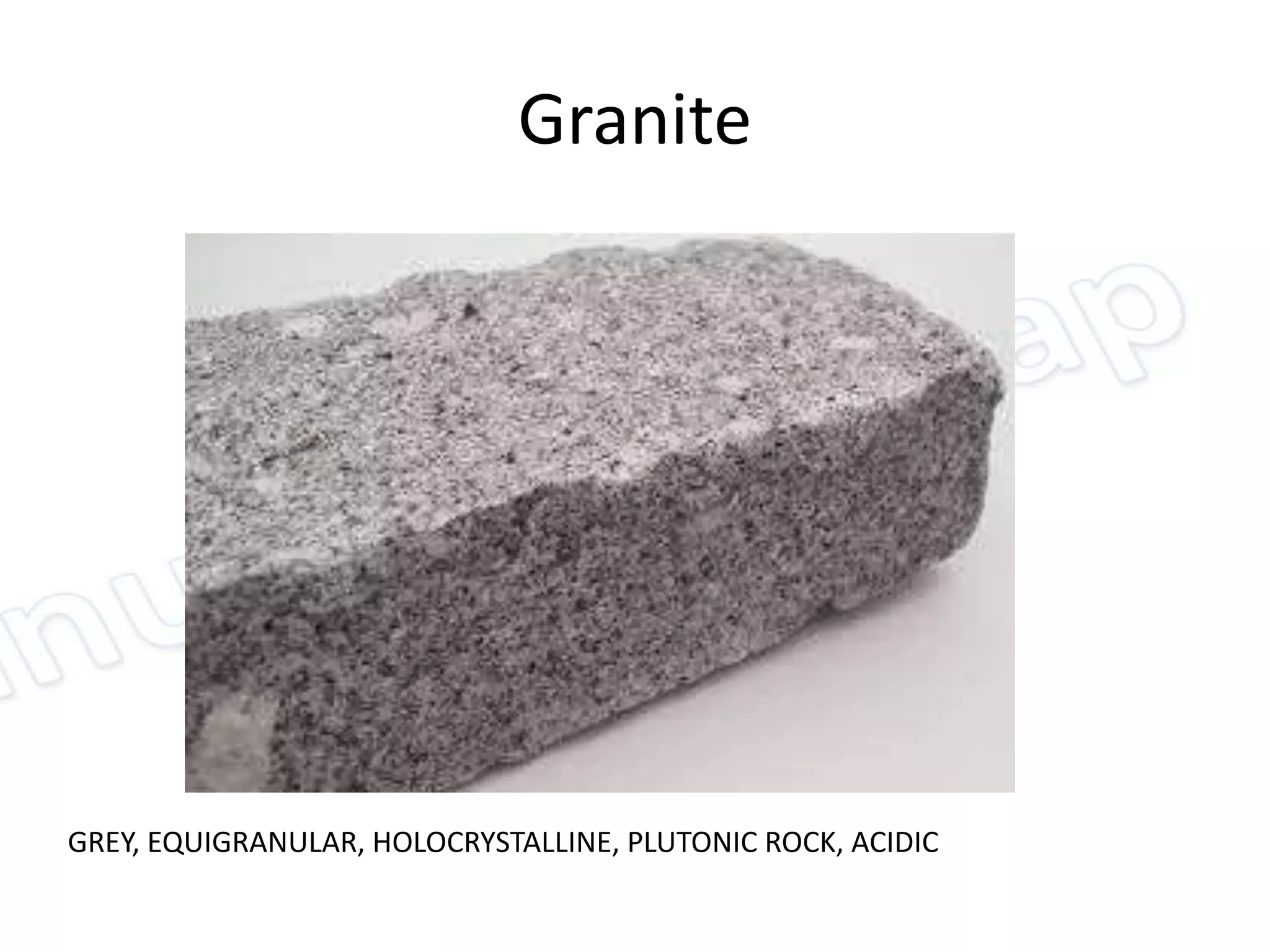 ROCKS AND THEIR PHOTOS WITH PROPERTIES | PPT