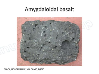 ROCKS AND THEIR PHOTOS WITH PROPERTIES | PPT