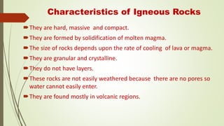 Rocks | PPTX | Geology | Science