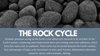 ROCKS and minerals of science into the report | PDF