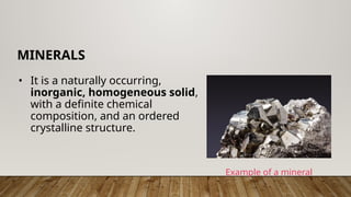 Types of rocks and the how it was made and form | PPTX