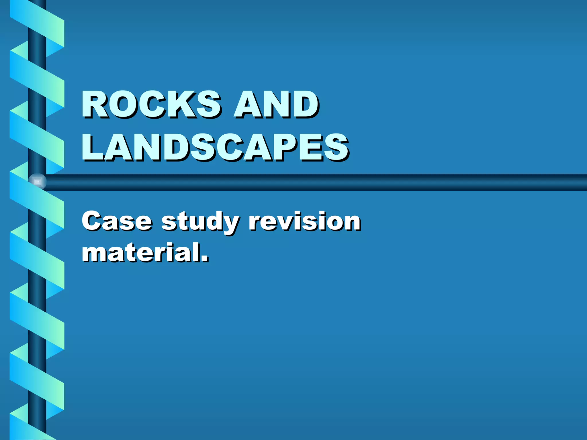 Rocks, granite, limestone and chalk | PPT