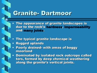 Rocks, granite, limestone and chalk | PPT
