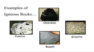 Minerals and rock,3 main categories of rocks | PDF
