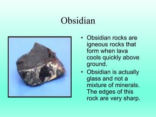 Different Types of Rocks and the processes involved in its formation ...