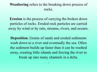 Different Types of Rocks and the processes involved in its formation ...