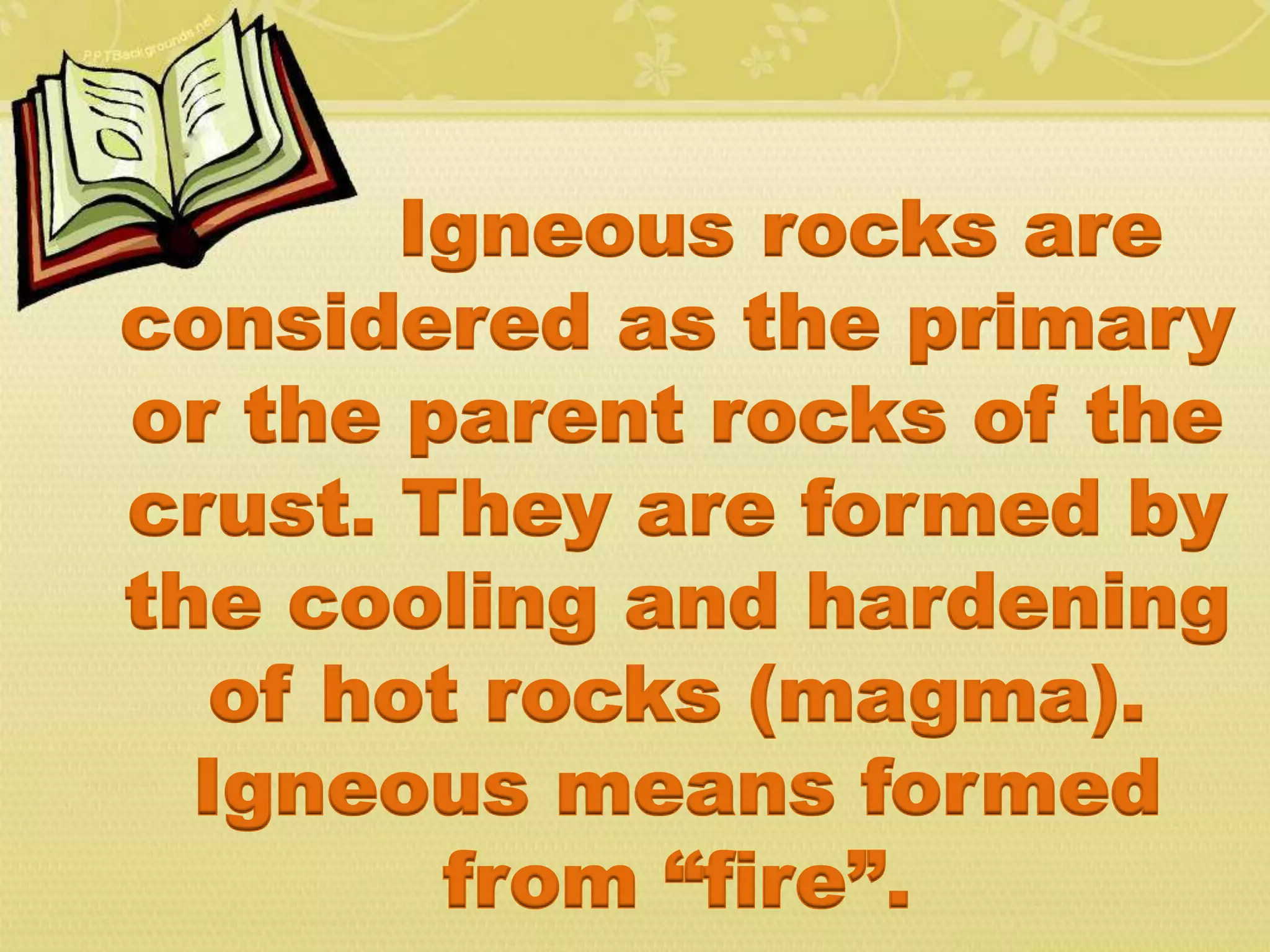 Kinds Igneous Rocks | PPTX