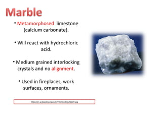 Rocks and Rock Cycle | PPT