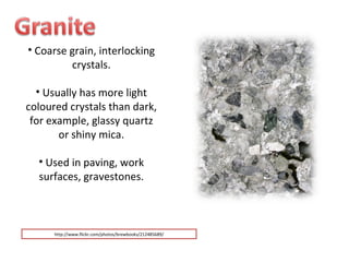 Rocks and Rock Cycle | PPT