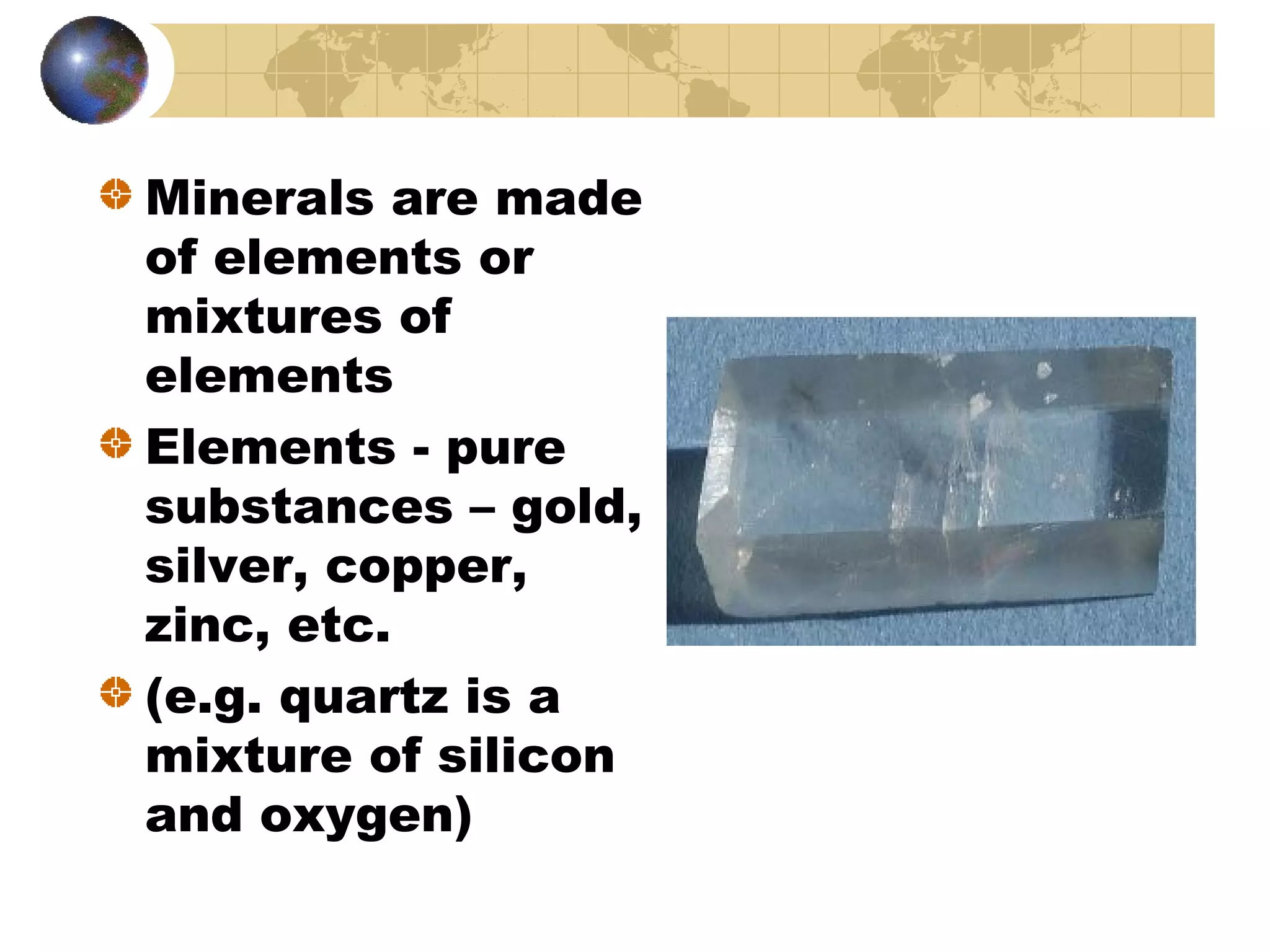 Rocks and minerals | PPT