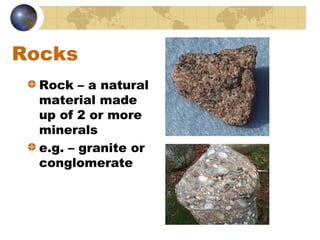 Rocks and minerals | PPT
