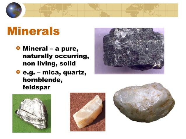 Rocks and minerals | PPT