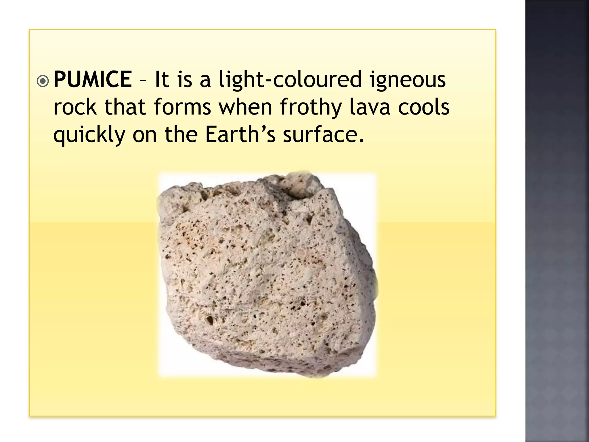 Rocks and minerals | PPTX