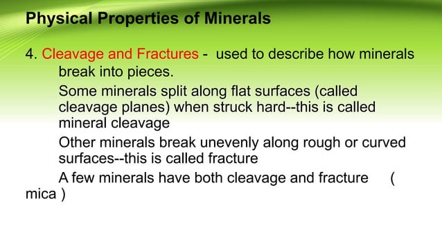 Rocks and minerals for grade 11; Earth and life sciences | PPTX ...