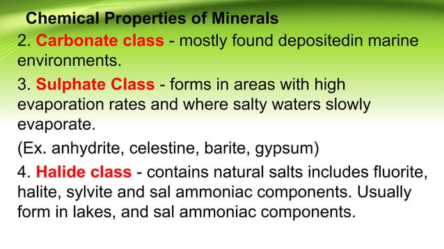 Rocks and minerals for grade 11; Earth and life sciences | PPTX ...