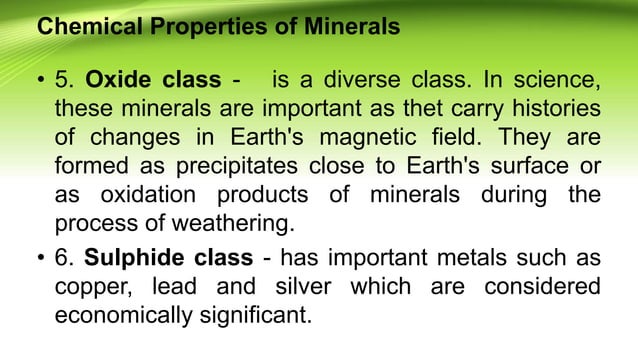 Rocks and minerals for grade 11; Earth and life sciences | PPTX ...