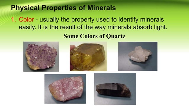 Rocks and minerals for grade 11; Earth and life sciences | PPTX ...