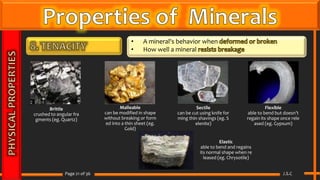 Rocks and Minerals pt.1 | PPT
