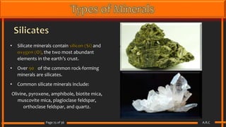 Rocks and Minerals pt.1 | PPTX