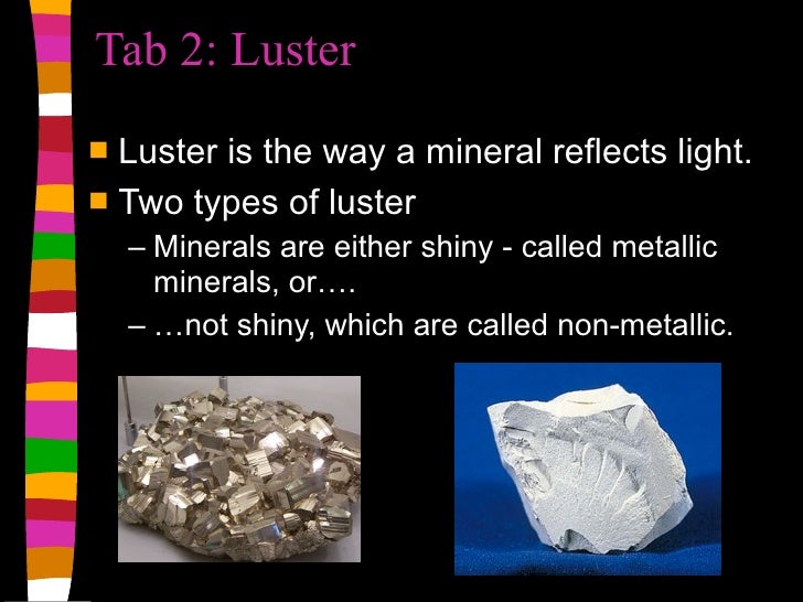 Rocks and minerals 2.1
