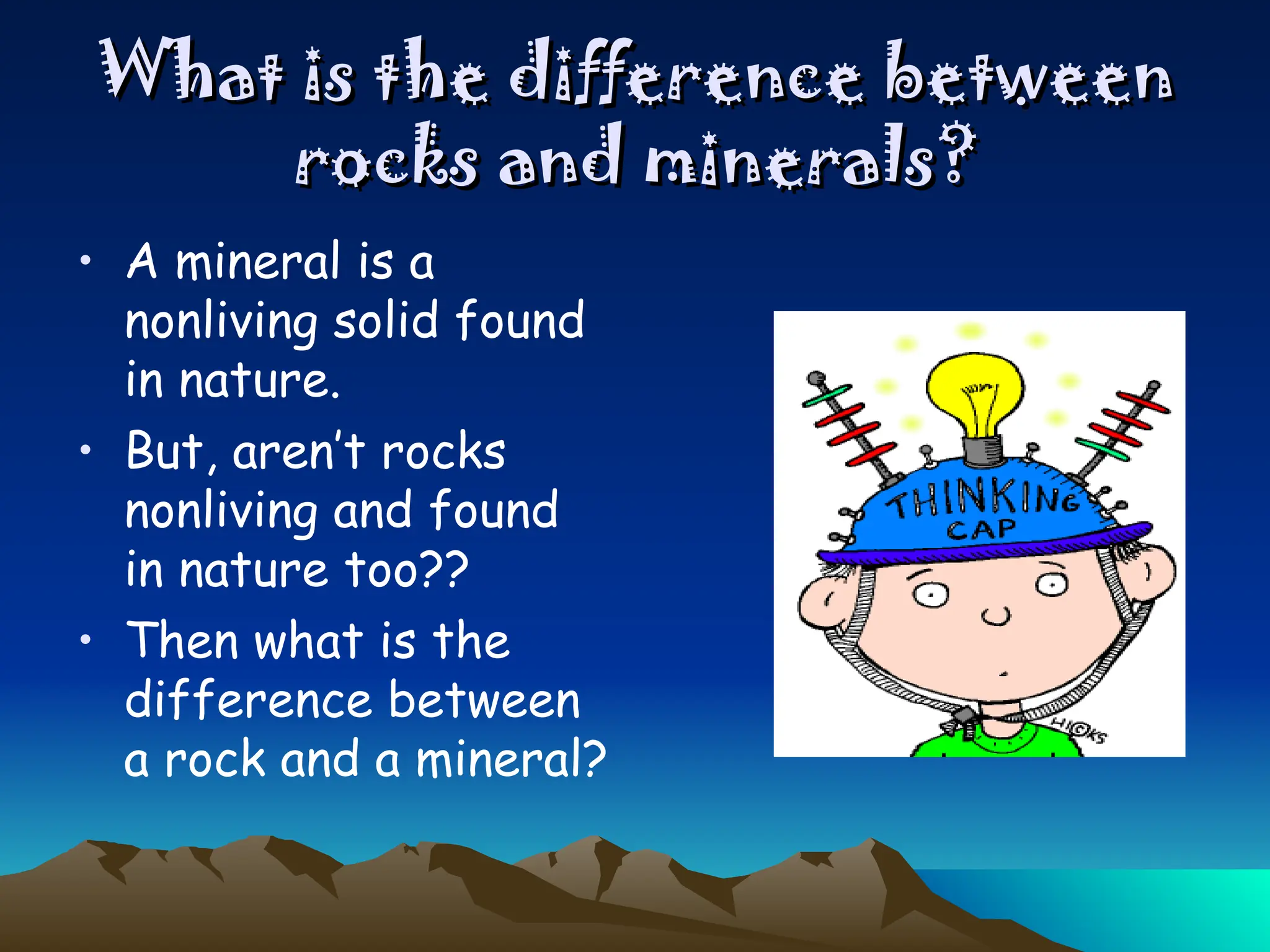 rocks and minerals powerpoint presentation | PPT