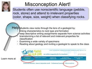 Integrating Science and Literacy: Rocks and Minerals | PPT