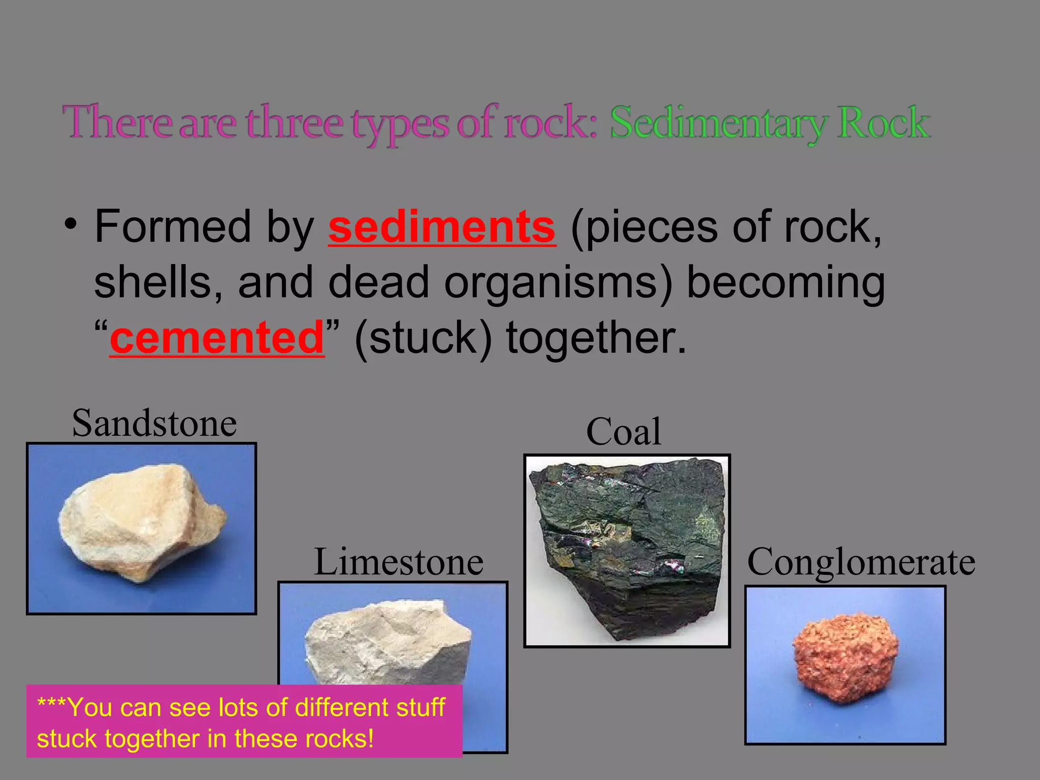 Rocks and the rock cycle | PPT