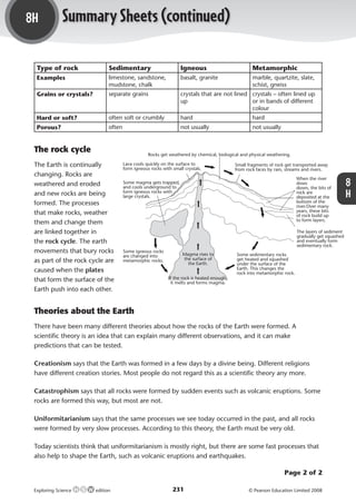 Rocks and the rock cycle | PDF