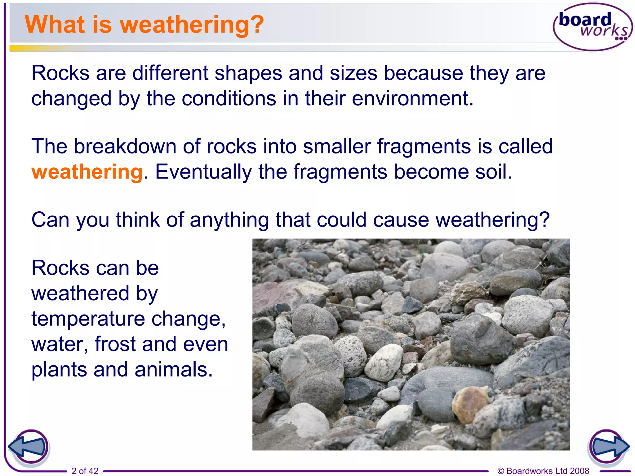 Rocks and weathering | PPT