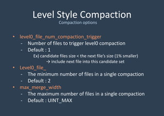 RocksDB compaction | PPTX