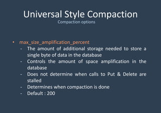 RocksDB compaction | PPTX
