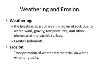 The Rock Cycle and Rocks | PPTX