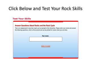The Rock Cycle and Rocks | PPTX