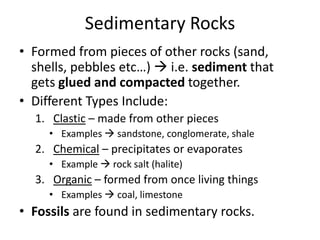 The Rock Cycle and Rocks | PPTX