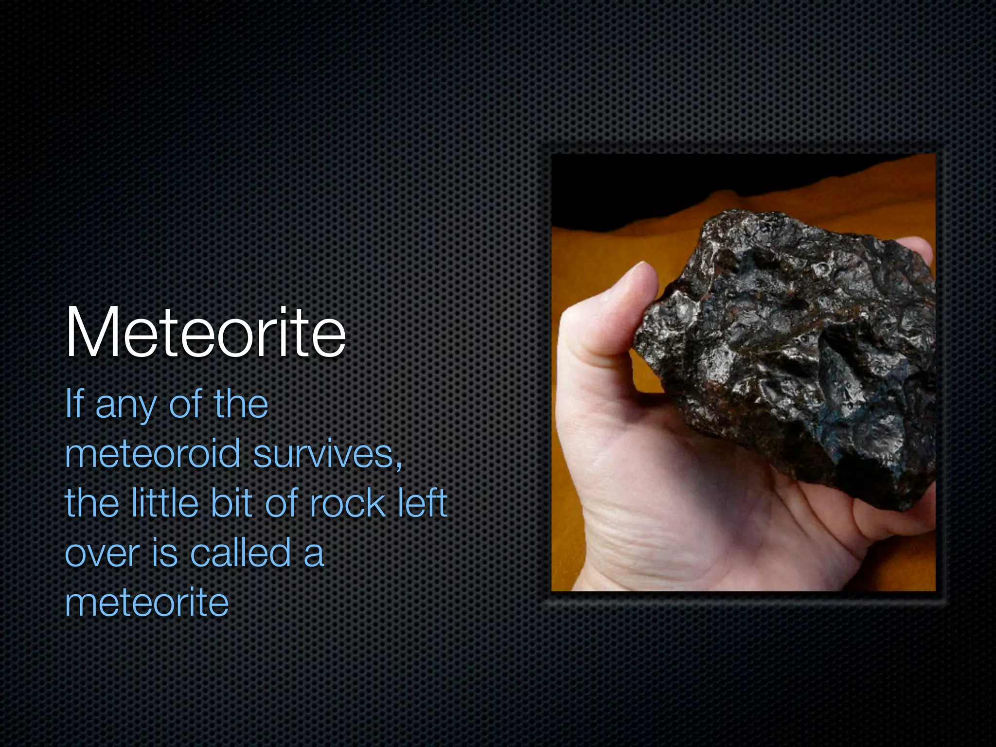 Rocks from space in color | KEY