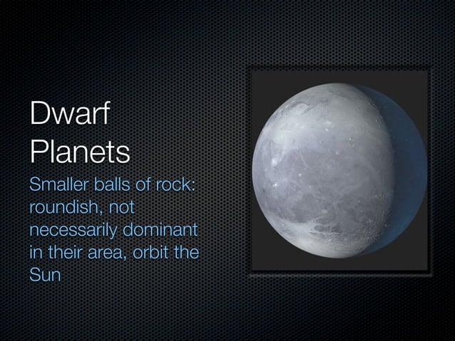 Rocks from space in color | PPT